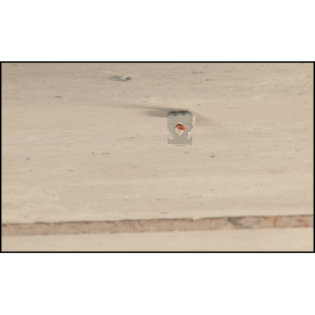 Metal ceiling clip AAT for gas nailers